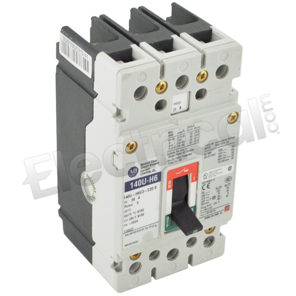 Allen-Bradley 140G-H0C3-C20 Molded Case Circuit Breaker