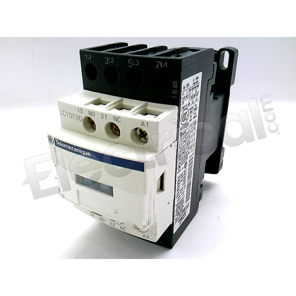 Schneider Electric Telemecanique LC1DT20B7 (LC1DT20-B7) Contactor Motor ...
