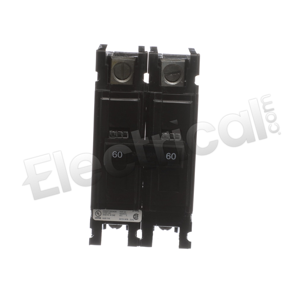QC2060 Eaton 60A 2P Quicklag Molded Case Circuit Breaker
